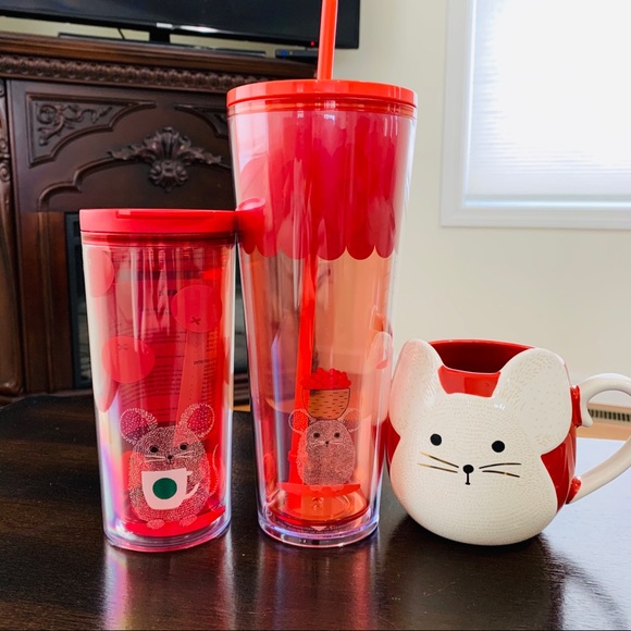 Starbucks | Kitchen | Starbucks 3 Piece Year Of The Rat 220 Nwt | Poshmark